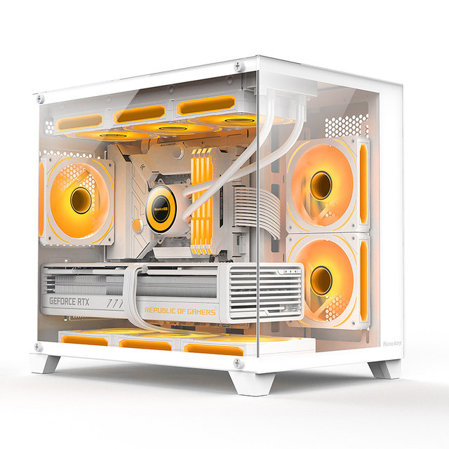 Huntkey S960 Blizzard X panoramic sea view room computer case game ...