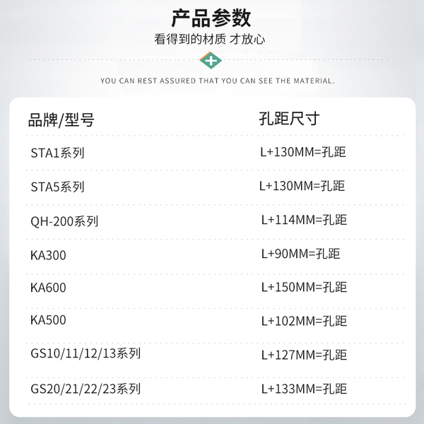 Grating ruler installation hole spacing non-standard custom brand wire ...