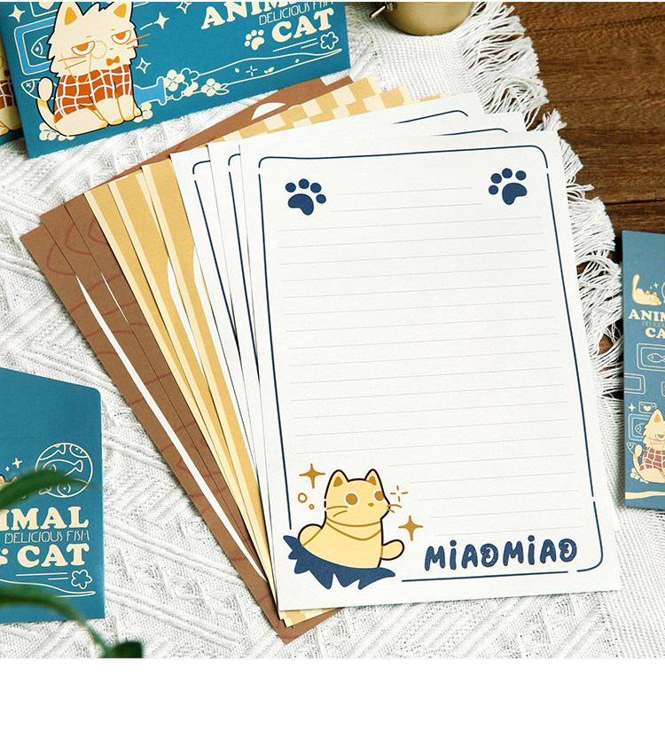 Cute Cartoon Panda Letter Paper Set For Love Letters And Confessions ...