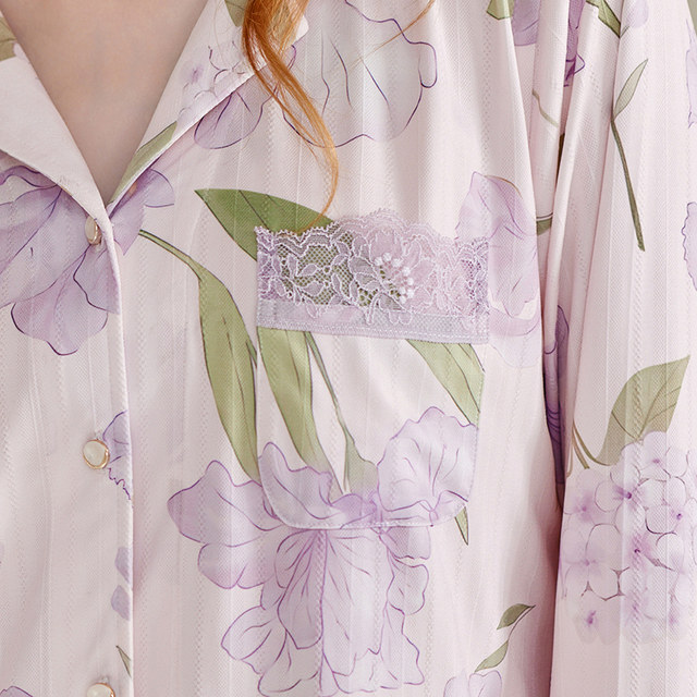 Fenton women's new pajamas spring and autumn long-sleeved spring women ...