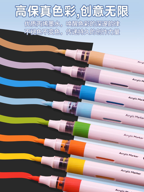 Gema Croma Direct Liquid Soft-Tip Acrylic Marker Pen for Kindergarten ...
