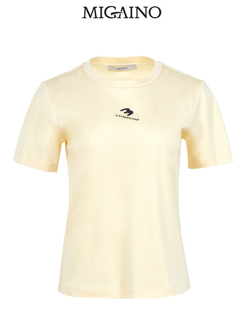 Migaino Manyano short-sleeved T-shirt for women 2024 summer new casual ...