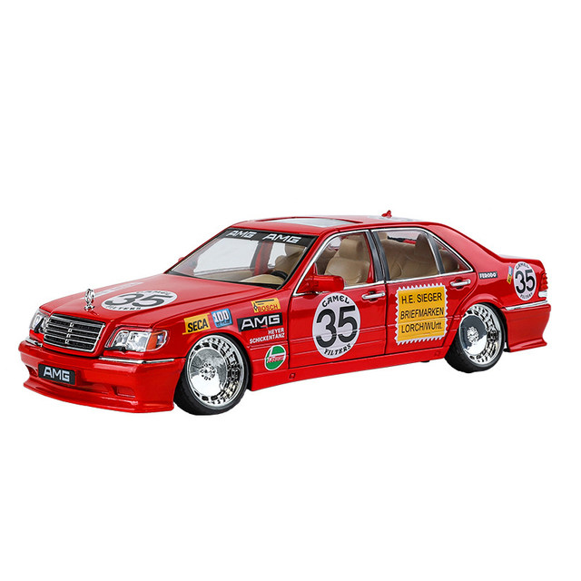 1/24 tiger head Mercedes-Benz S320 alloy car model with low profile ...
