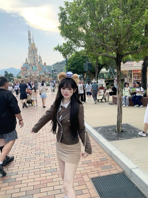 Korean college style suit + skirt suit