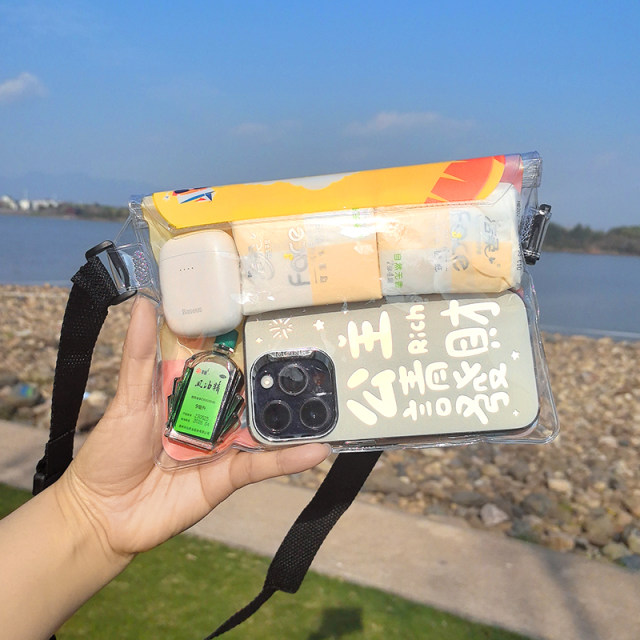 Mobile phone waterproof bag outdoor diving rafting swimming touch ...
