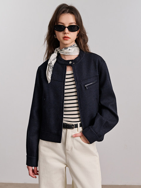 BASIC HOUSE/Baijia Family Casual Thick Outer Set Female Short Family ...