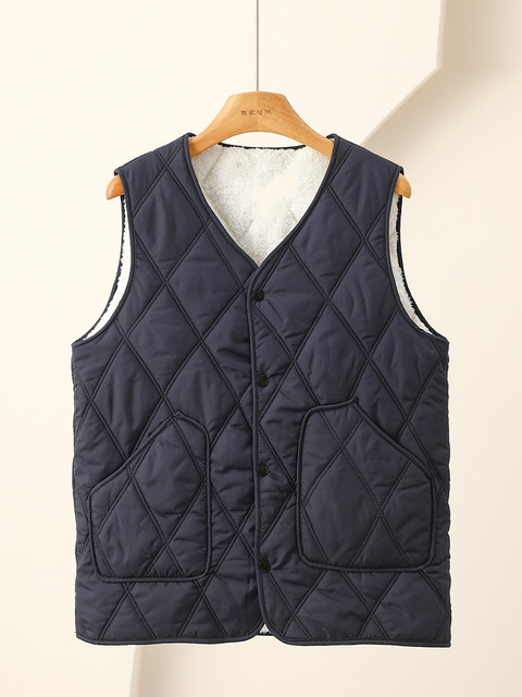 Middle -aged and elderly men's clip 2024 winter down cotton cotton ...