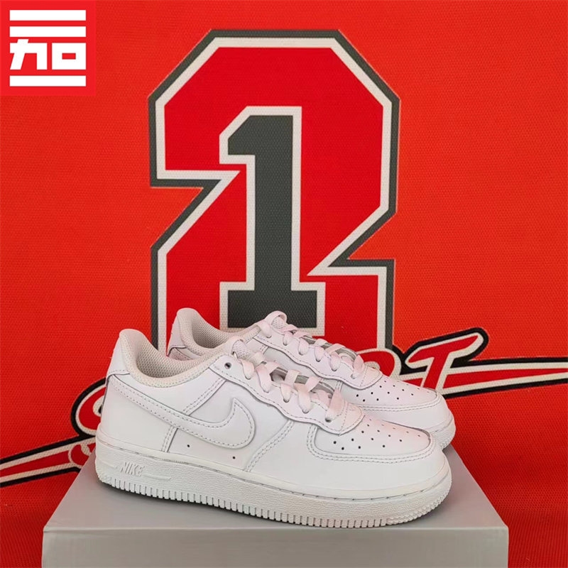 NIKE AIR FORCE 1 men's and women's pure white casual AF1 classic ...