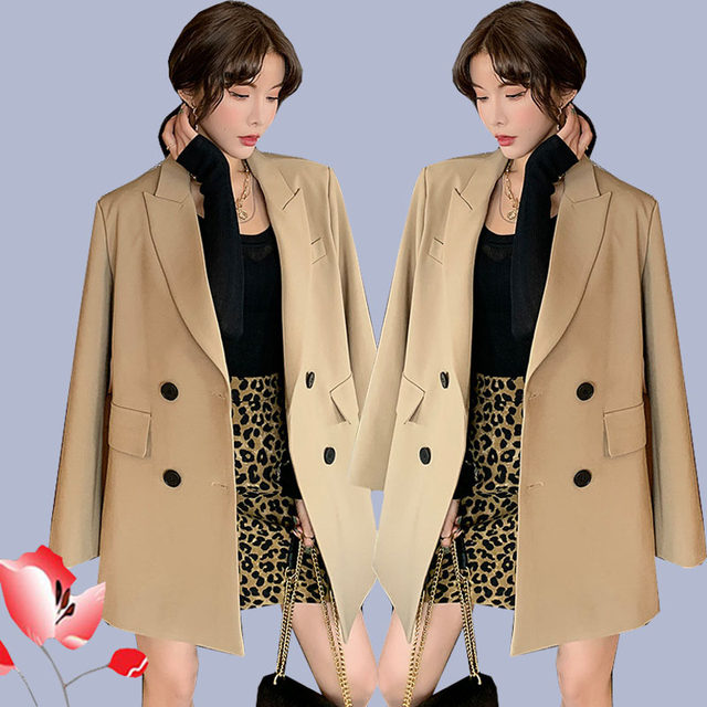 Double-breasted fat mm plus size women's professional suit for women 25 ...