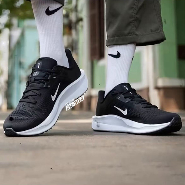 Yearning for sports nike/Nike QUSET6 men's black and white classic ...