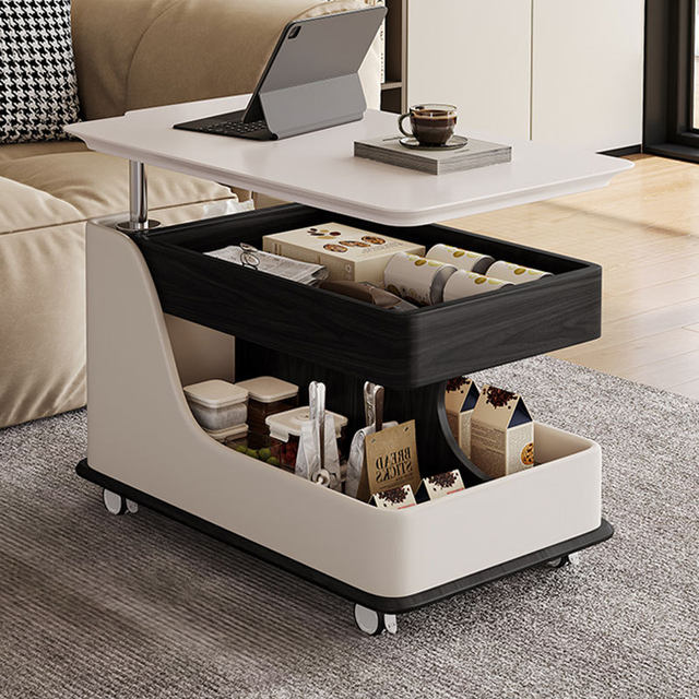 Mobile side table, slate coffee table, light luxury living room ...