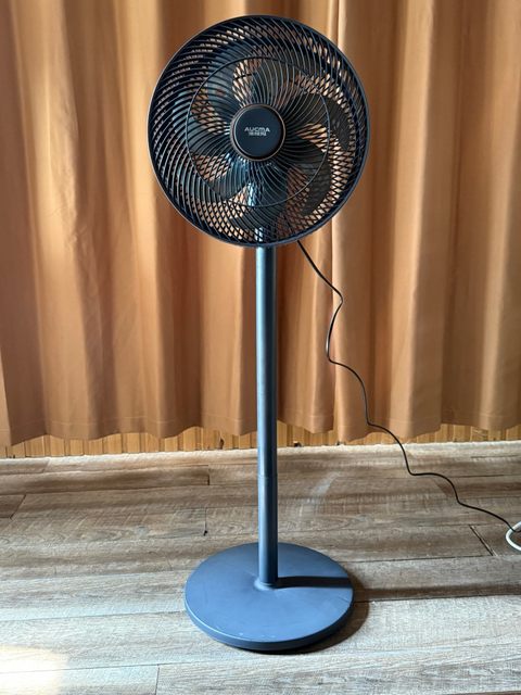 Aucma household electric fan light syllable energy soft wind floor fan ...