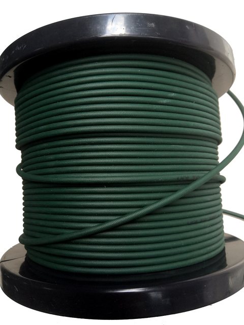 JIUNA brand PU round belt imported VOLTA dark green rough surface ...