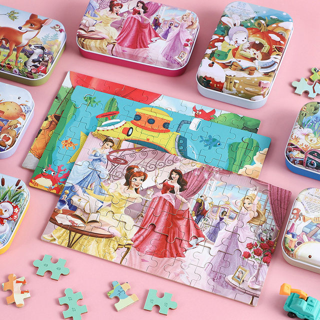 Children's 60-piece educational toy puzzle kindergarten small gift ...