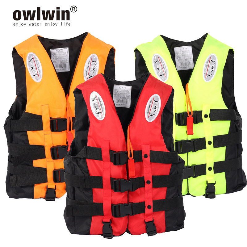Owlwin Life Jacket - Adult & Child Sizes - Fishing, Beach, Water Sports