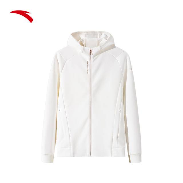 Anta Winter New Women's Warm Knitted Hooded Sports Jacket Windproof Top ...