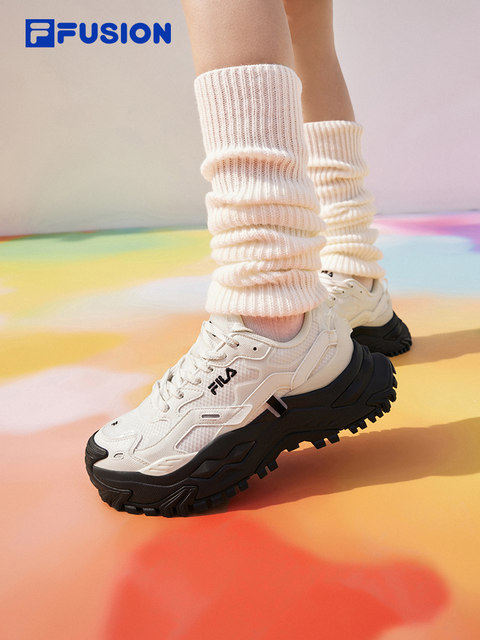 FILA FUSION Fila Fashion brand hard candy black and white dad shoes ...
