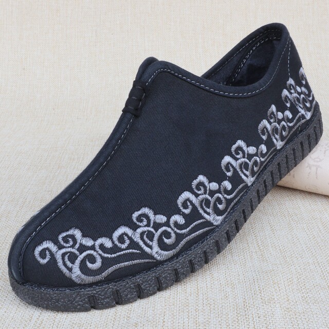 Old Beijing cloth shoes men's spring and autumn single shoes ancient ...