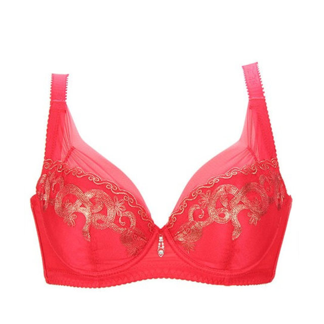 Dai Zhidi women's bra genuine full-cup adjustable underwear large size ...