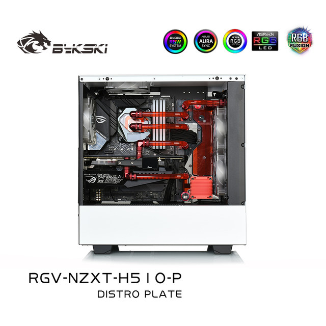 BykskiRGV-NZXT-H510-P Enjie H510/510i waterway board guide plate solution