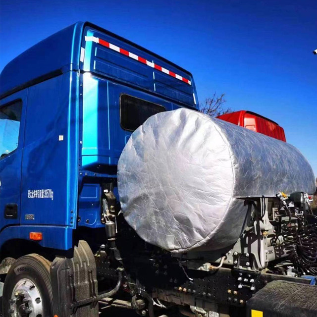 Truck LNG heavy truck natural gas tank thickened heat shield gas bottle ...