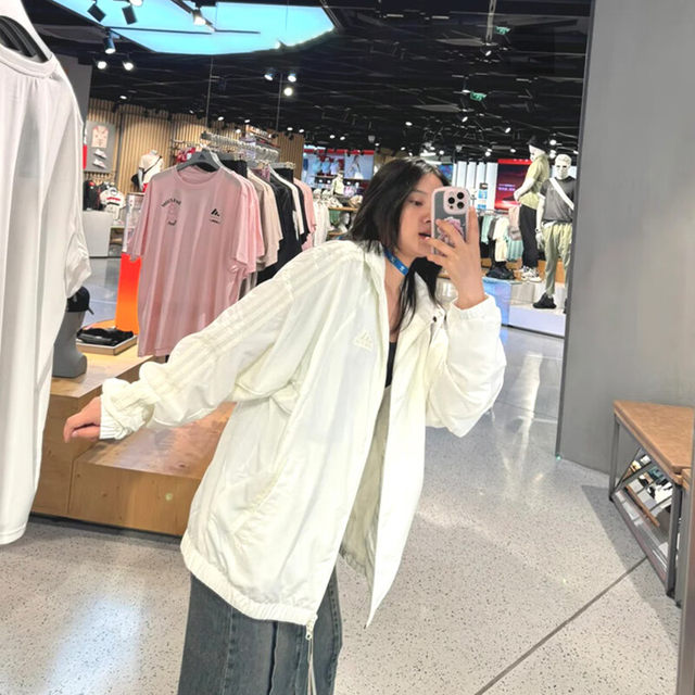 Adidas Adidas men's and women's jackets 24 autumn new stand-up collar ...