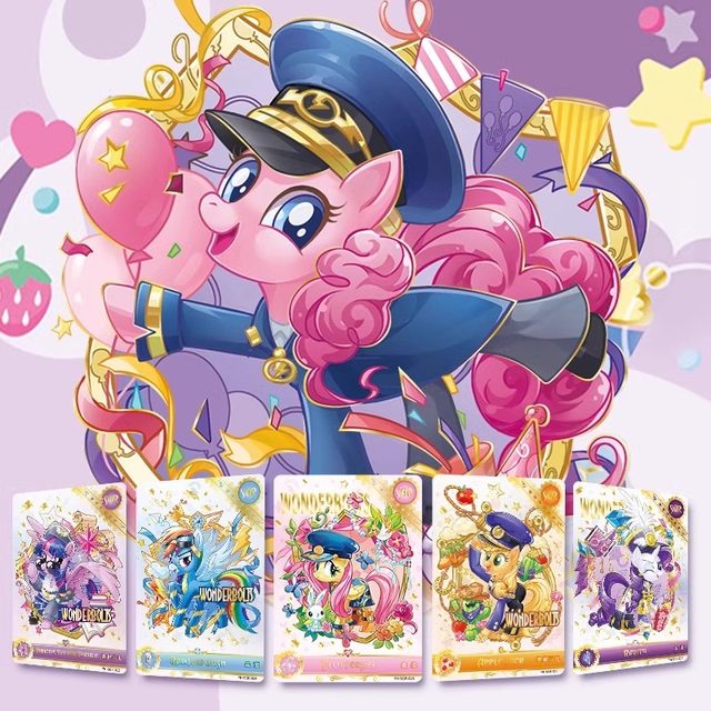 My Little Pony card, a toy that girls love to play with, a full box of ...