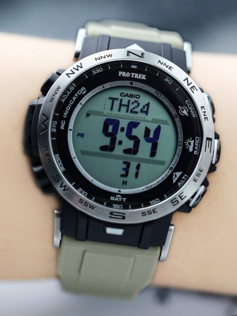 Casio watch Protrek PRW-30-5/ECA-1/3400Y-2 Solar radio wave climbing ...