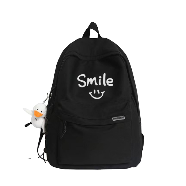 NASA co-branded simple forest girl backpack Korean version college ...