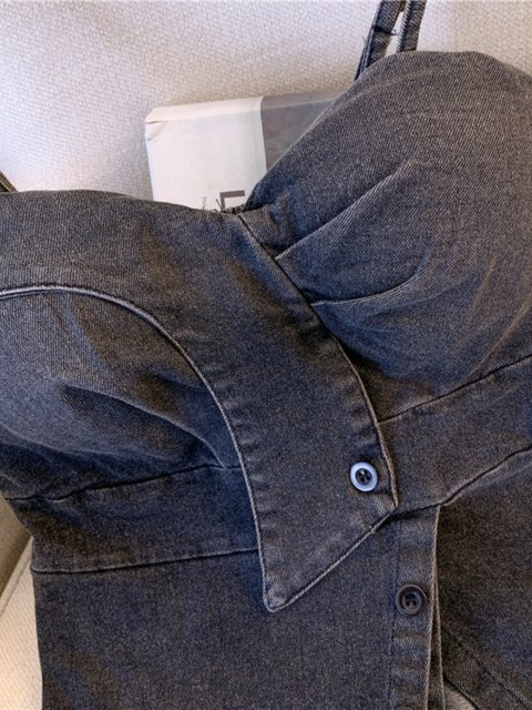 Cowboy tube top venue band female summer pure desire spicy girl sexy ...