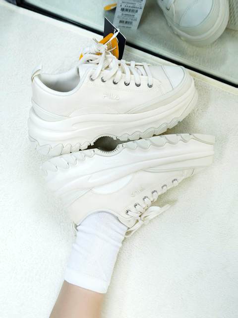 FILA Fila 25 women's shoes thick-soled dad shoes LAVA autumn and winter ...