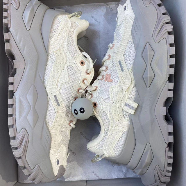 FILA hard candy women's shoes BIANCO thick-soled heightening dad shoes ...