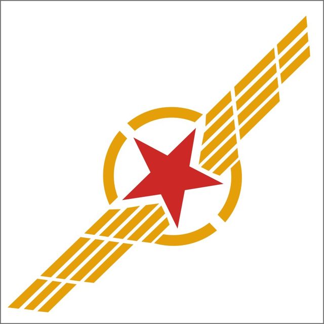 Five-pointed star car stickers decoration brother company hood stickers ...