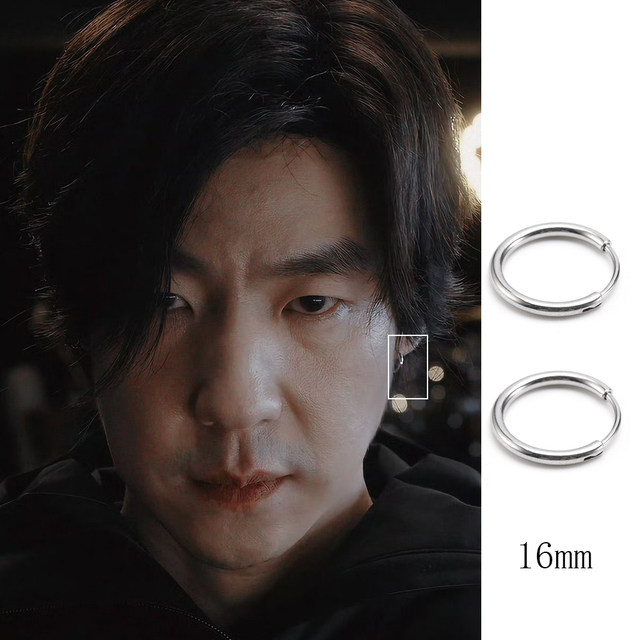 Bai Ye Breaking Dawn Doll Face Wu Xiaoliang, the same ear ring S925 ...