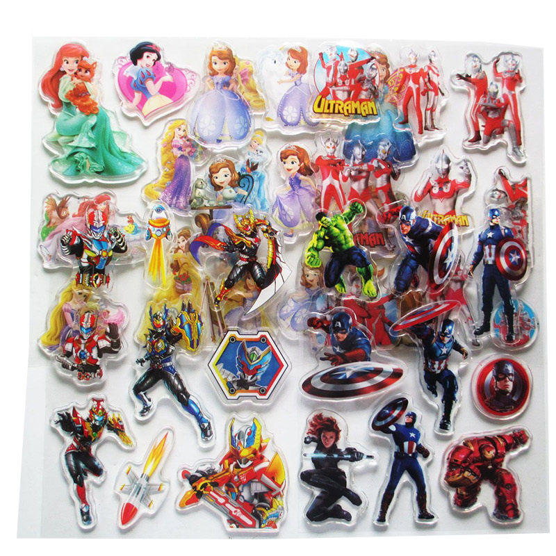 Cute Cartoon Bubble Stickers - Baby & Kids Reward Stickers
