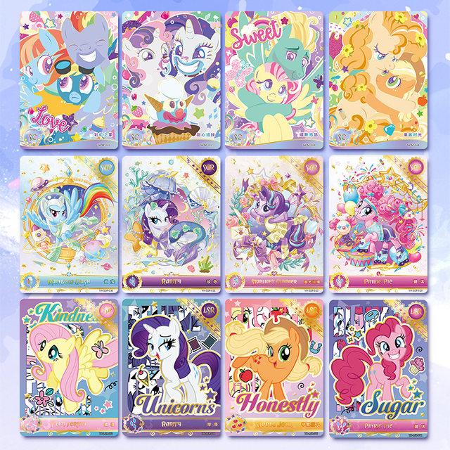 A whole box of My Little Pony Cards Glowing Moon Pack Sixth Edition 6 ...