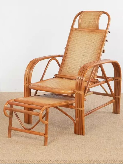 Natural rattan chair, lounge chair, free chair, real rattan chair for ...