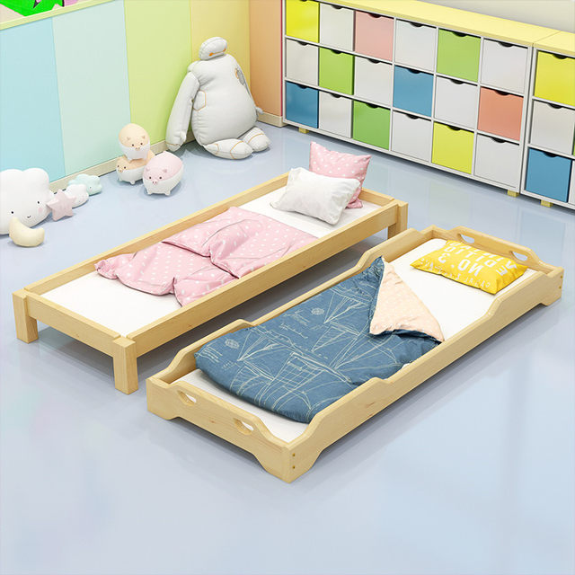 Kindergarten bed simple nap bed realmal lunch bed custody bed bed ...