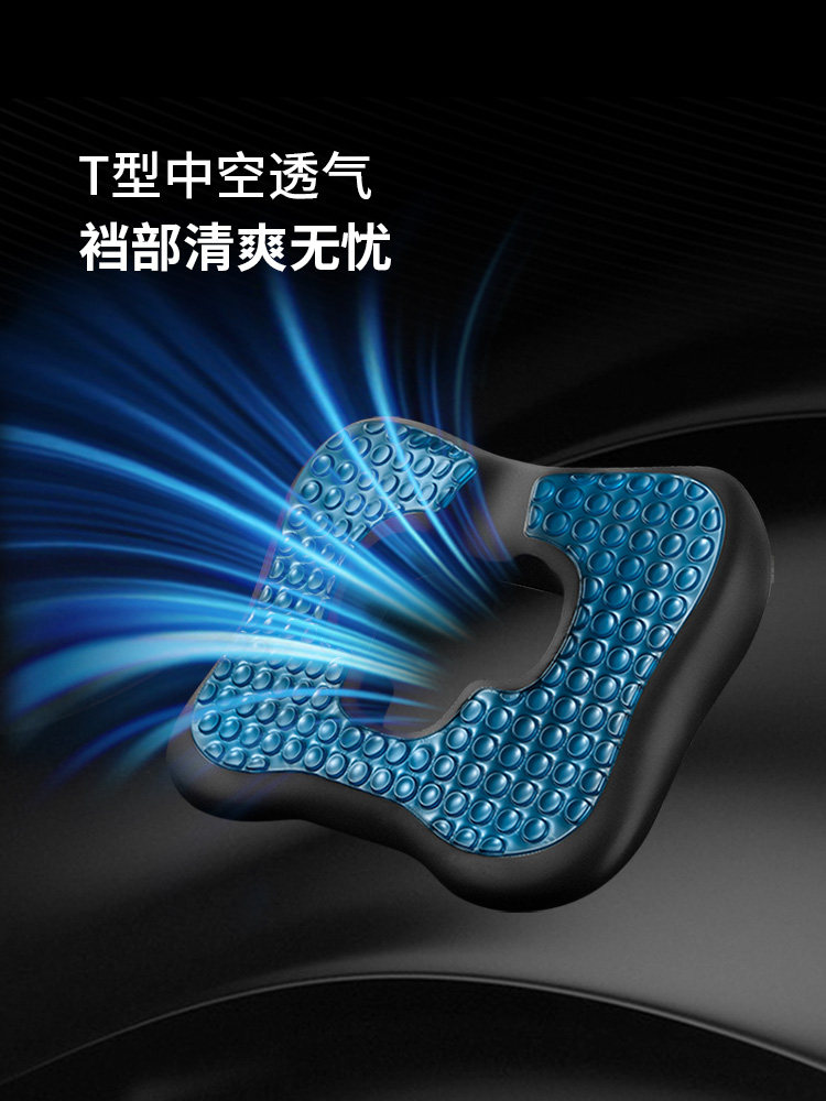 Ppw Tailbone Relief Cushion - Pressure Relieving Gel Pad for Chair ...