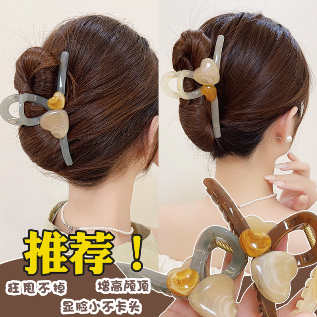 Love Clip Women's 2023 New Hair Clip Acrylic Clip Headwear Hair Clip ...