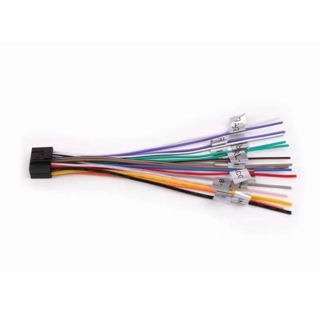 Car Android navigation universal power tail cable large screen host ...