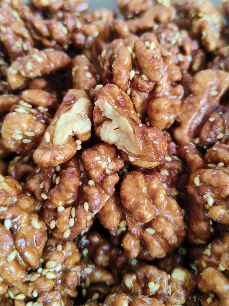 Noix Ambrées Fortes aux Pois, Sésame et Noix - 500g Snack en Gros