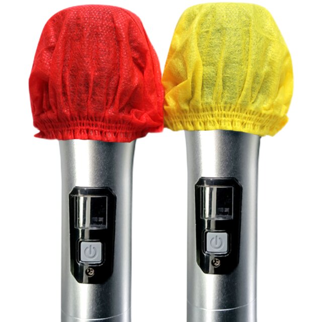 Disposable non -woven microphone set color mixing microphone microphone ...