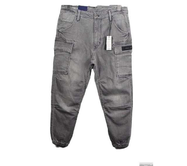 Ablejeans men's workpants spring new gray beef three -dimensional loose ...