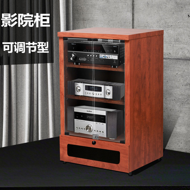 Jiesheng power amplifier cabinet wooden power amplifier rack KTV audio ...