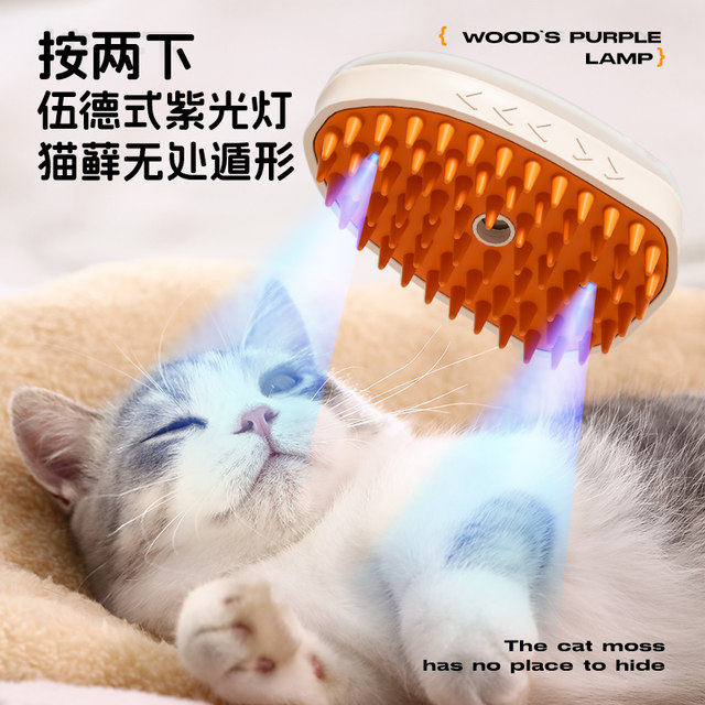 Pet spray massage comb cat steam cat comb comb cat hair comb special ...