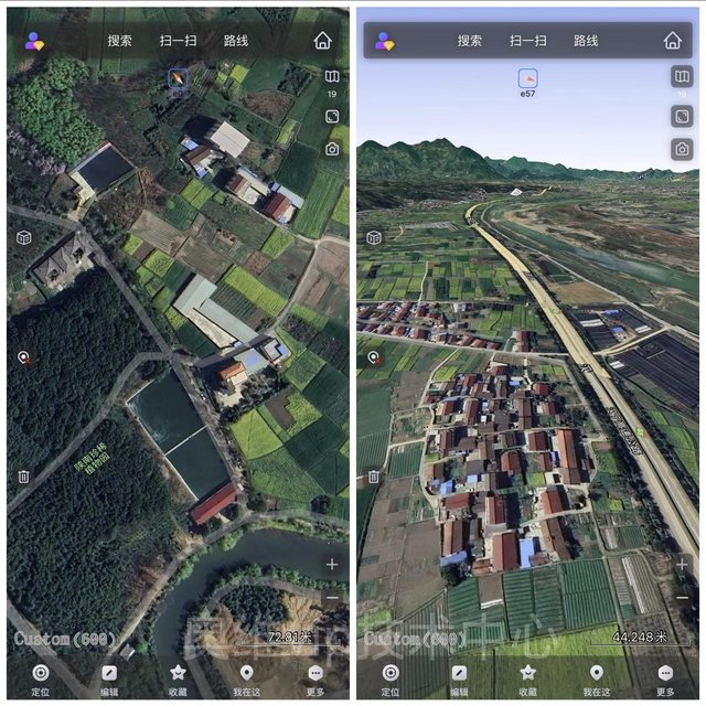 Ovi interactive map VIP member 3D high-definition satellite image historical image 2024 image ...