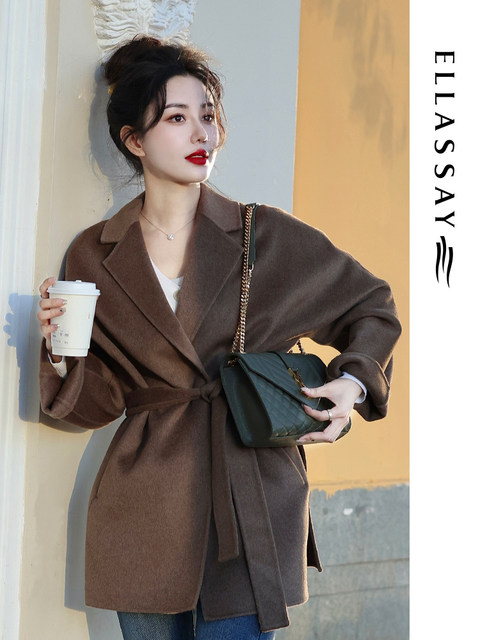 Ellassay Ge Li Si Si Winter's new cashmere double -sided whatever Marad ...
