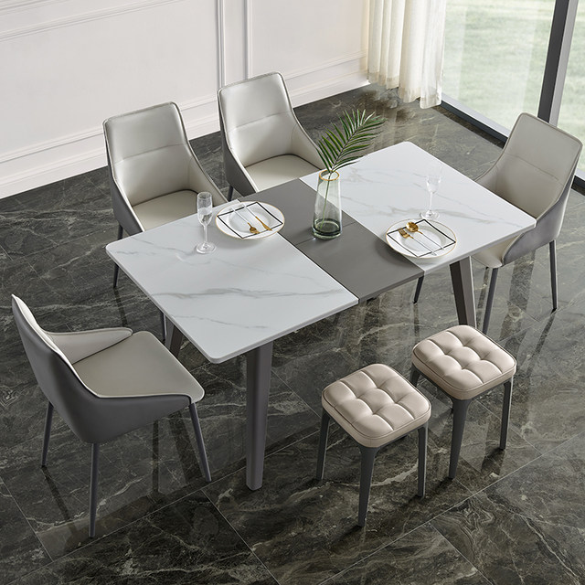 Zhihuashi dining chair home modern minimalist square stool restaurant ...