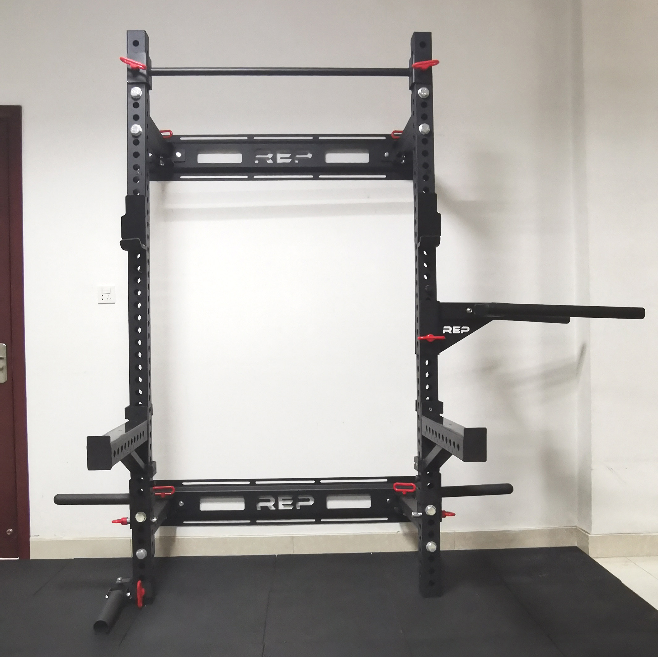 Squat Rack Bench Press - Foldable Gym Fitness Equipment
